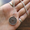 Handmade Vintage Coin Pendant, USA Buffalo Nickel Coin Sterling Silver ...