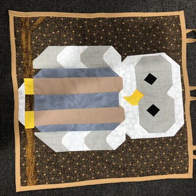 Winter Owl Quilt Block Pattern Bird Animal PDF Includes Instructions ...