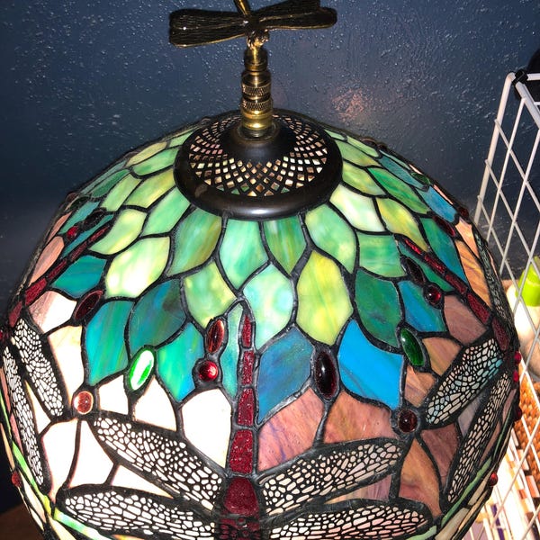 DRAGONFLY Aged Brass Finish Lamp Finial-highly Detailed Cast Metal - Etsy