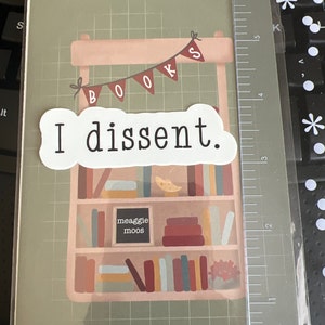 Book Bookshelf Border Sticker Clear Bookish Waterproof - Etsy