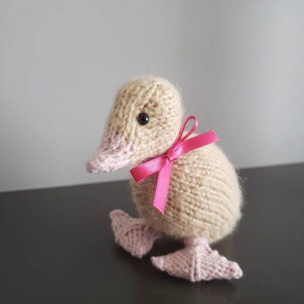 KNITTING PATTERN - NEW Lucky Duckling - Etsy