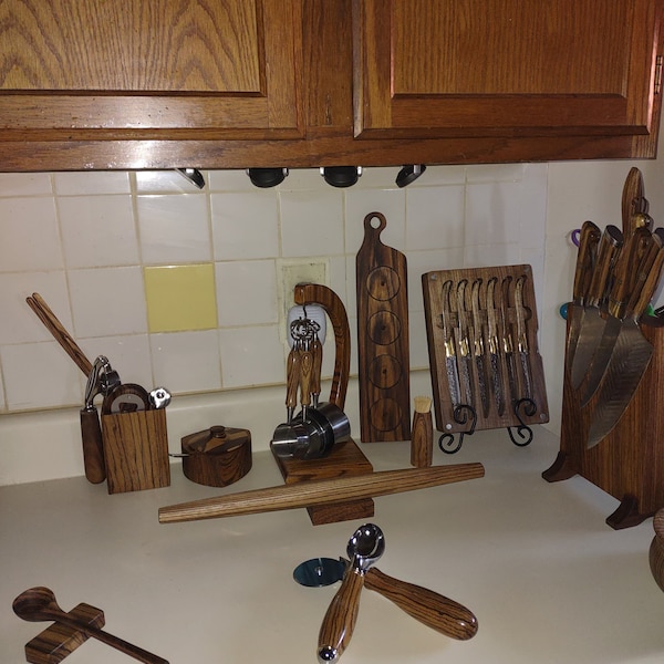 Handmade Wooden Rolling Pin Cradle | French Style Stand, Farmhouse ...
