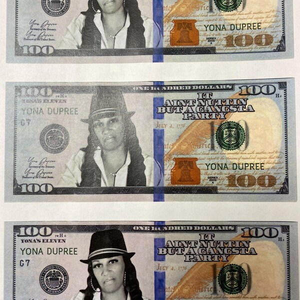 100 Dollar Bill, Playing Money, Game Money, Party Money, Printable ...