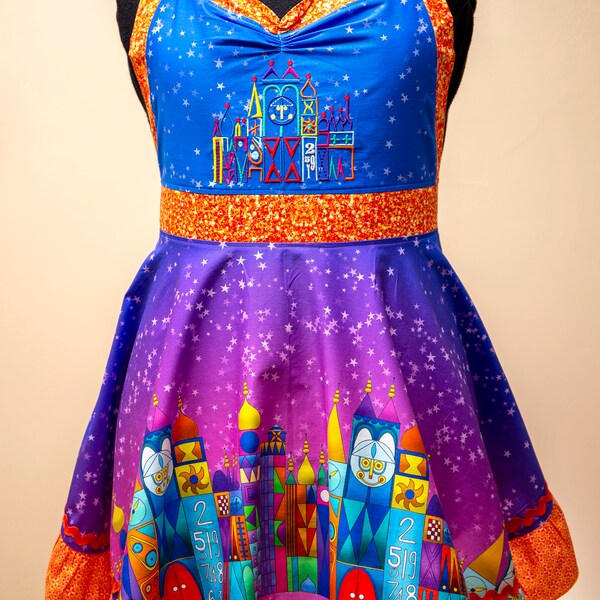 It's A Small World Ride Digital Embroidery Machine Sketch Design File ...