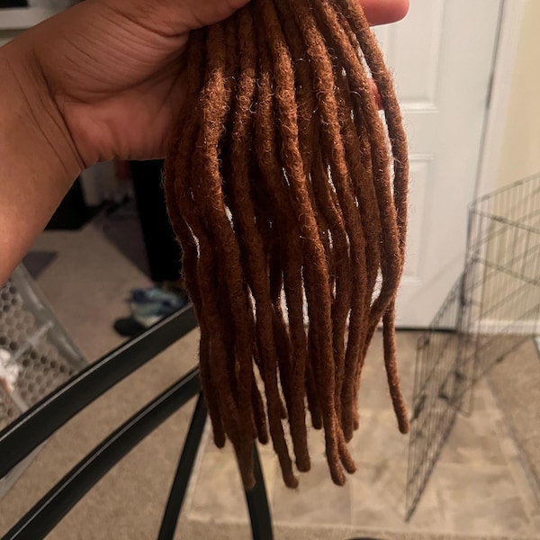 Wicks Human Hair Loc Extensions for Man/women - Etsy
