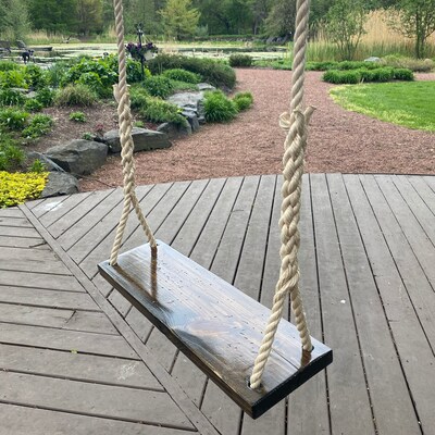 Tree Swing Rustic Long Lasting Outdoor Swing Rope Included - Etsy