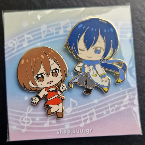 Virtual Vocalist Kaito Hard Enamel Pin, Christmas Gift - Etsy