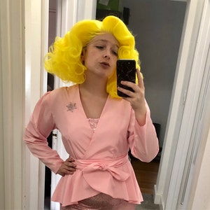 Studio 54 Disco Soft Fluffy Styled Lace Front Wig with crystal | Etsy