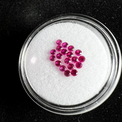 Oval Hydrothermal Lab Grown Ruby - Etsy