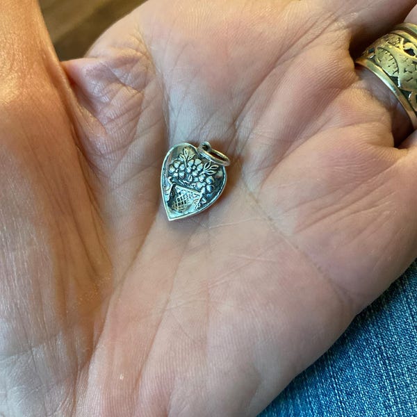 GOLD BARN CHARM, Sterling Silver, Charms, Farm Wife Gift, Gold Vermeil ...