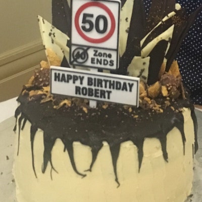 Personalised Birthday Cake Stake Candle Holder Topper 3D Print UK Speed ...