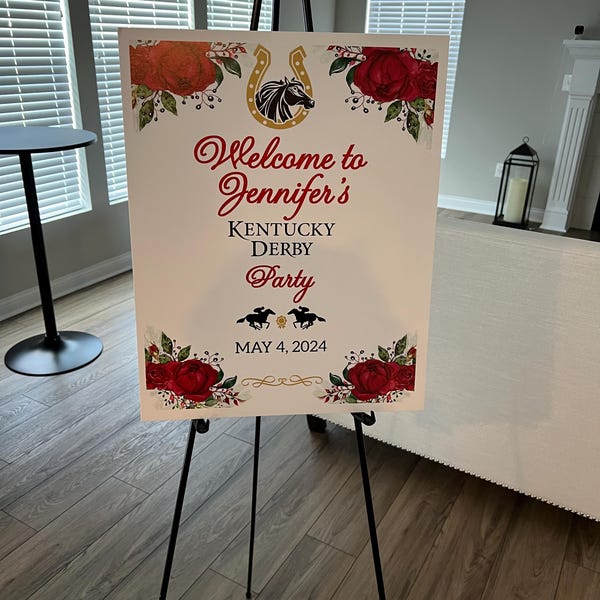 Kentucky Derby Welcome Sign, Printable, Instant Download - Etsy