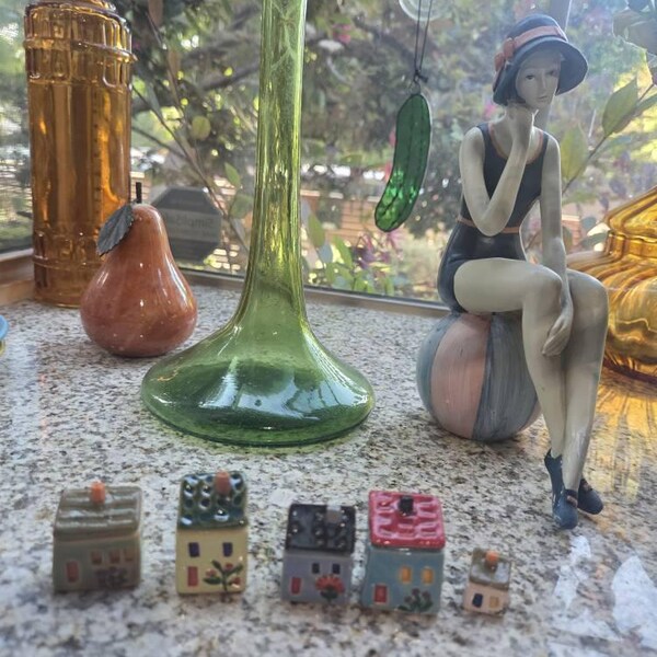 Little Ceramic Houses Sold Individually (1 Pc) | Handmade | Different ...