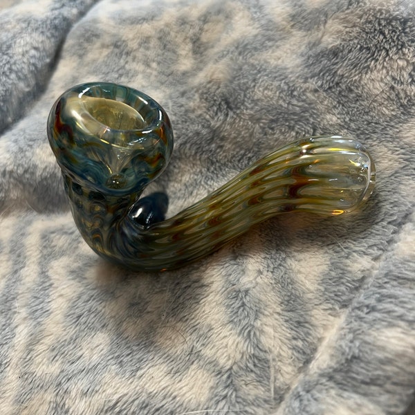 Inside Out American Handblown Space Pipe Glass Pipe Made With Pyrex ...