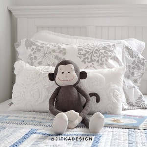 Hugging Monkey PDF Sewing Patterns & Tutorials Stuffed - Etsy Australia