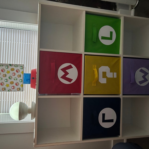 Nintendo Mario Fabric Storage Cubes - Etsy