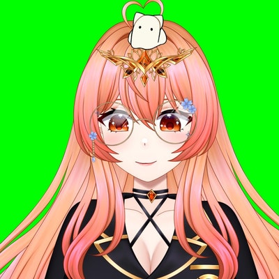 Vtuber Asset Pink Butterfly Hair Clips/accessories PNG Rigged Charm ...