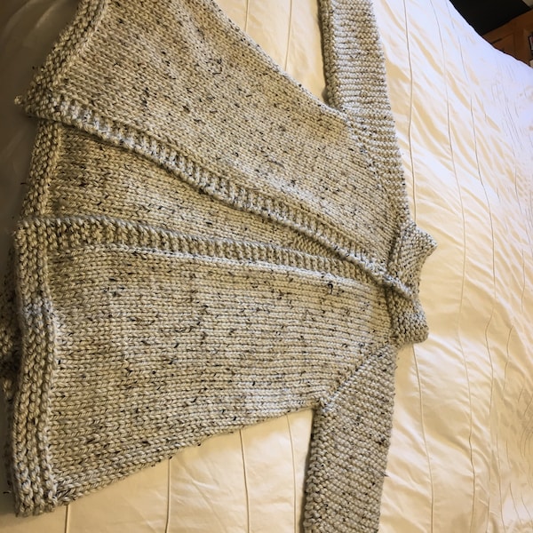 KNITTING Pattern-the Brink Sweater (2, 3/4, 5/6, 7/8, 9/10, 11/12, S, M ...