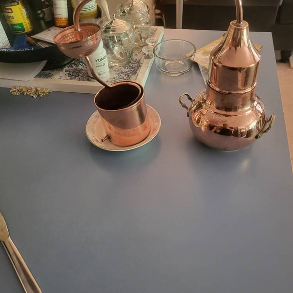 Mini Distiller, Pure Copper Alembic, Essential Oil Distiller, Hydrosol Still, Herbs Flowers ...