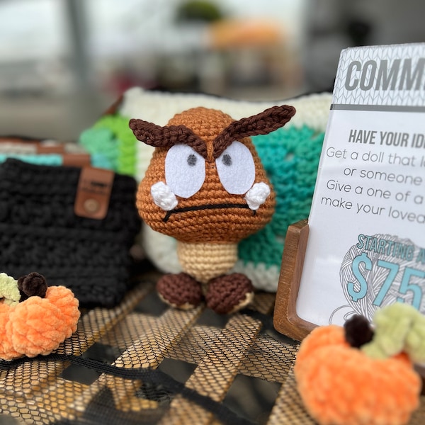 CROCHET PATTERN - Goomba Super Mario Bros - PDF File- English, French ...