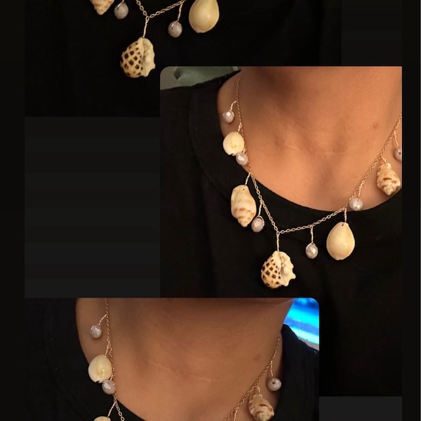 Hawaiian Genuine Hebrew Cone Shell and Jade Gemstone Adjustable ...