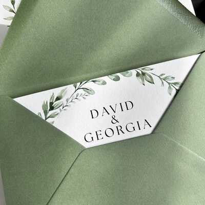 Simple Heart Wedding RSVP Card, Wedding Response Card, Reply Card ...