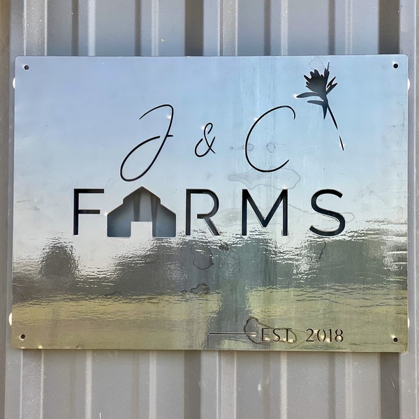 Your Business Logo or Artwork - Custom Metal Sign - Your Own Custom ...