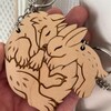 Desert Friends Owl and Fennec Fox Couple Keychains Bff Relationship ...