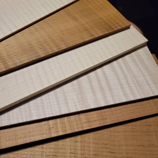 Curly Maple, Craft Wood, Thin Lumber, Scrap Wood, Arts & Crafts, Hobby ...
