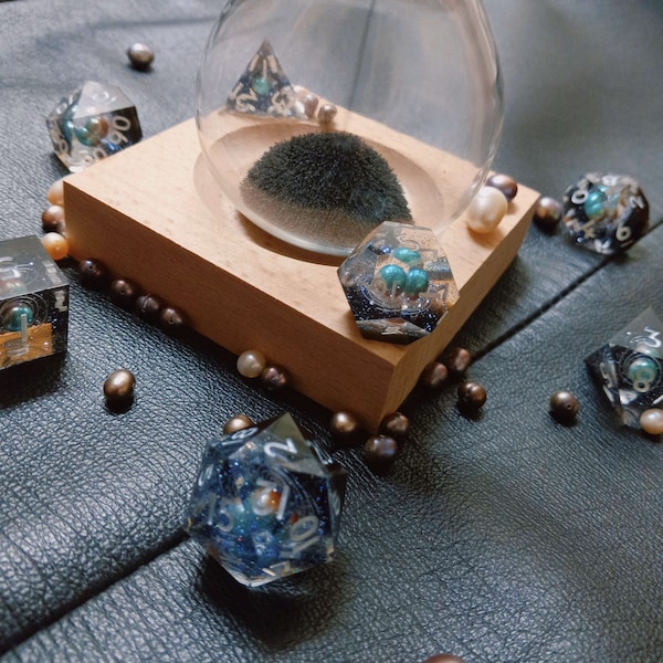 Andromeda Luxe - Galaxy Dice, Planet Dice, Astronomy, Handmade Resin ...