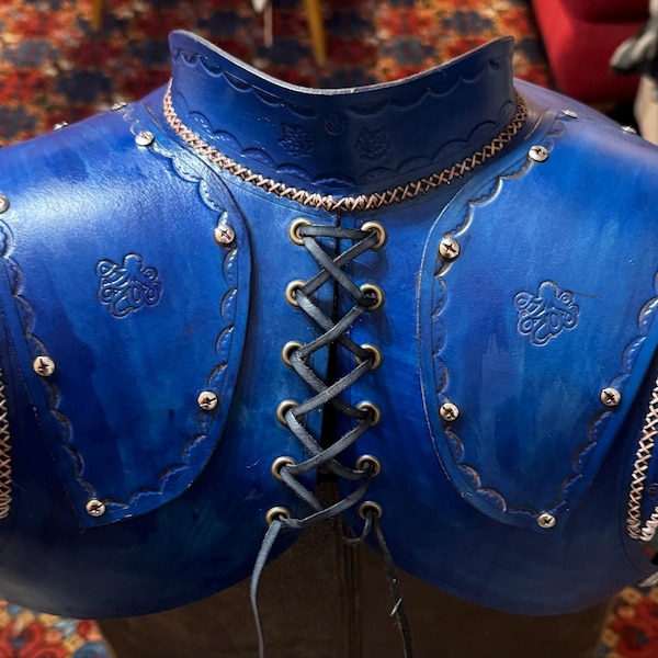 Leather Pattern for Fantasy Knight Armor | DIY Leathercrafting Template ...