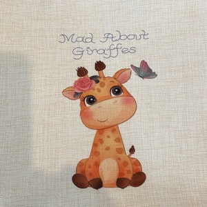 Cute Little Giraffe Clipart With Watercolor Illustration - Etsy
