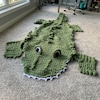 CROCHET PATTERN Alligator Blanket Alligator Costume Pattern Bulky ...