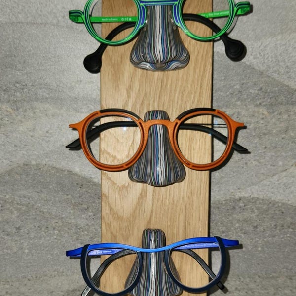 Unique Wooden Eyeglasses Stand for Organization, Glasses Holder for ...