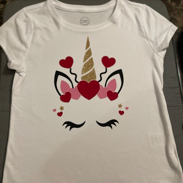 Love Unicorn Svg, Valentine Svg, Heart Svg Cutfile for Cricut ...