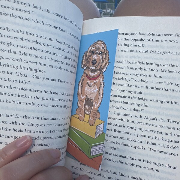 Labradoodle Bookmarks - Eco-friendly Set of 5 Printed on Recycled Linen ...