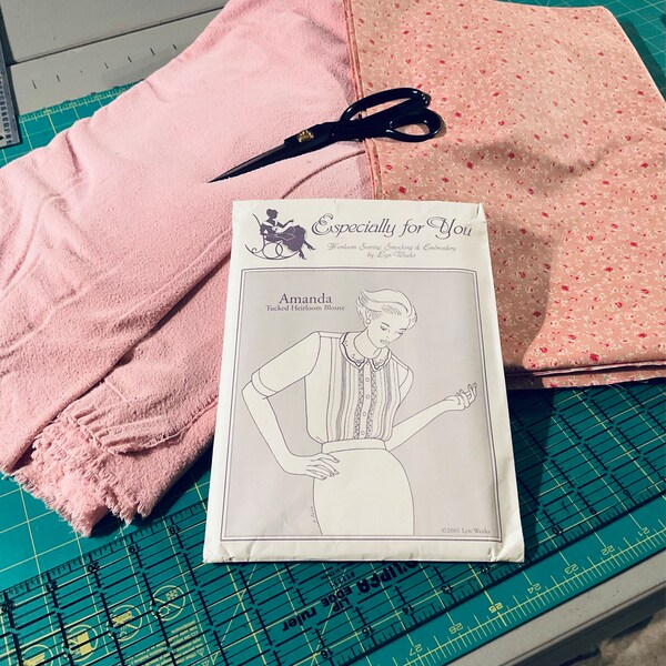 Amanda Tucked Blouse Size Ladies 8-18 Heirloom Sewing Pattern - Etsy