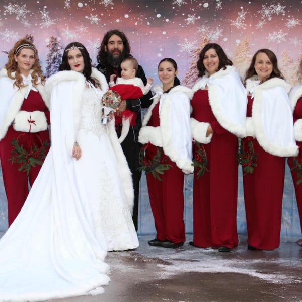 Winter Queen Bridal Cape Pageant Train Extra-long 55"/100" Ivory ...