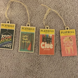 Broadway Program Keychain, Stocking Stuffer, Musical Theatre Keyrings ...