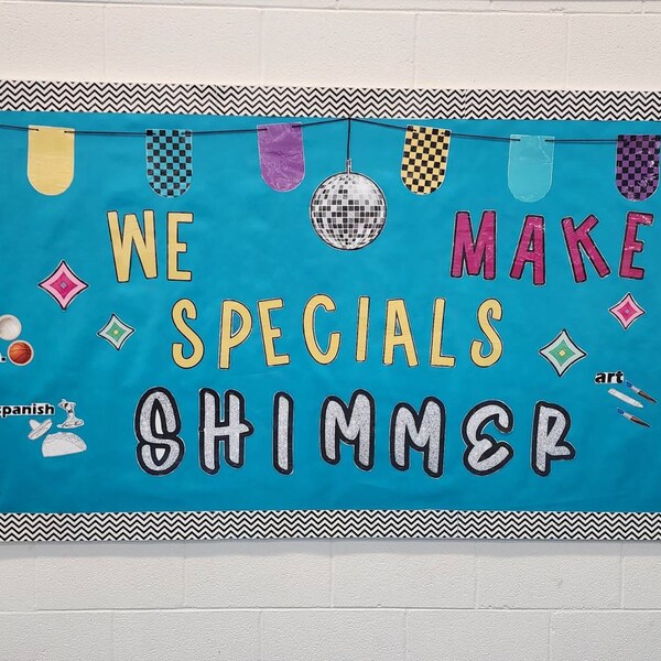 Summer Themed Bulletin Board Letters & Numbers, Digital Download ...