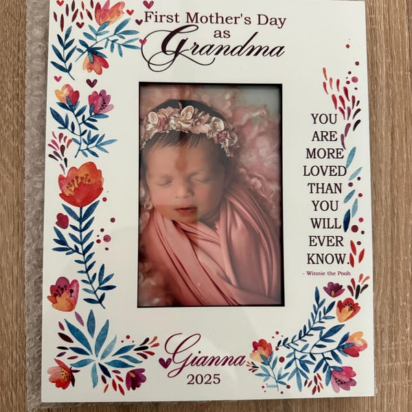 Personalize-baby Boy Dedication Picture Frame-christening, Religious ...