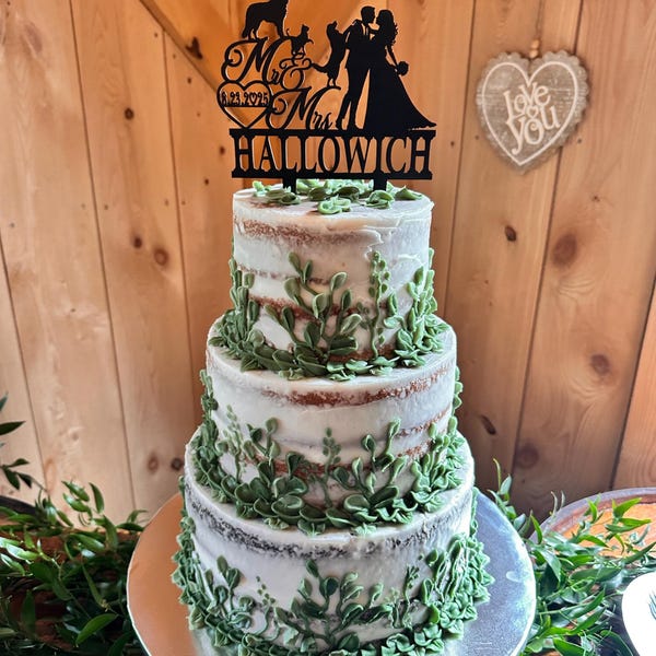 Game Over Wedding Cake Topper: Gamer Bride & Groom Decoration - Etsy