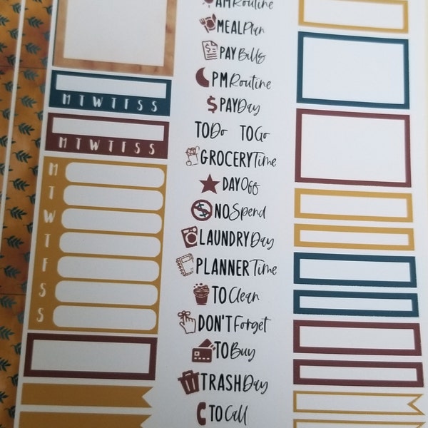 Mental Health Matters | Mood Tracker | Planner Stickers | Mental Health ...