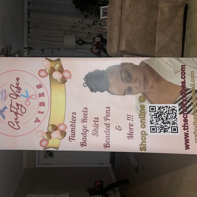 Custom Birthday Retractable Banner Stand INCLUDED With Full Color Print ...