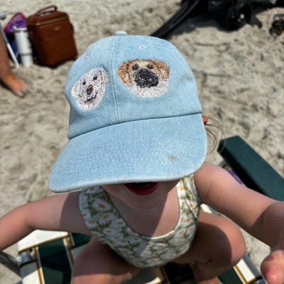 Monster's Inc Hat, Boo's Door Hat, Boo, Monsters Inc, Disney Dad Hat ...