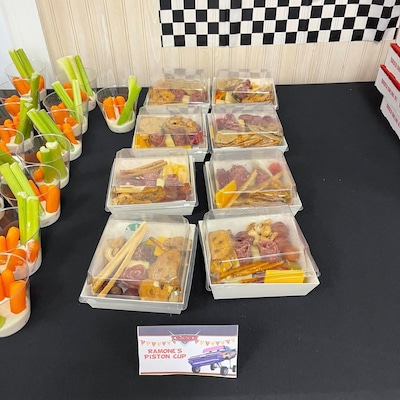 Disney Cars 3 Food Tents Chalkboard Set 3 Cars Food Label Disney Cars ...