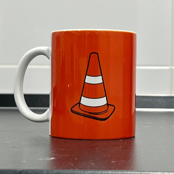 Traffic Cone Coasters Traffic Cone Corkwood Coaster Set of 4 Highway ...