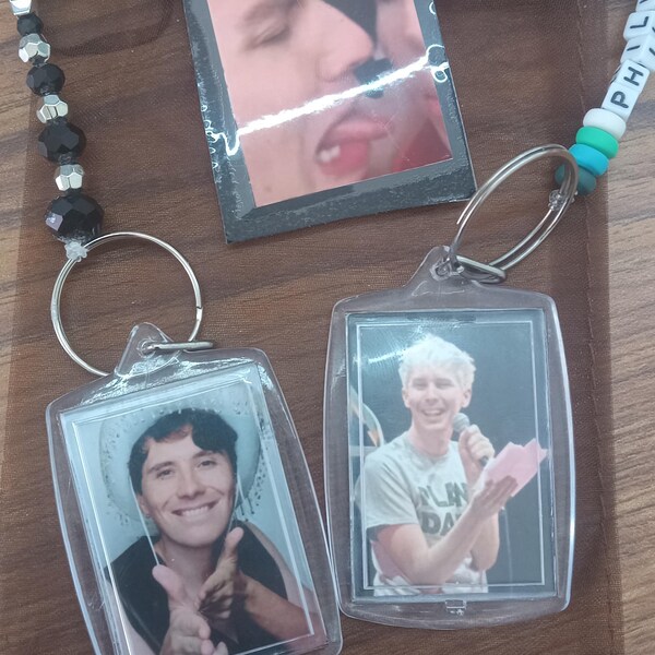 Dan and Phil Mini Photo Keychains - Etsy