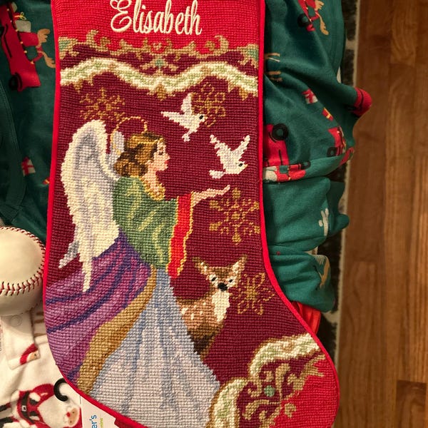Personalized Needlepoint Christmas Stockings, Monogrammed Family Gifts ...