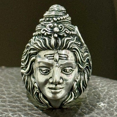 Shiva Lingam, Om Shiva Ring, Spiritual Ring, Religious Symbol. - Etsy